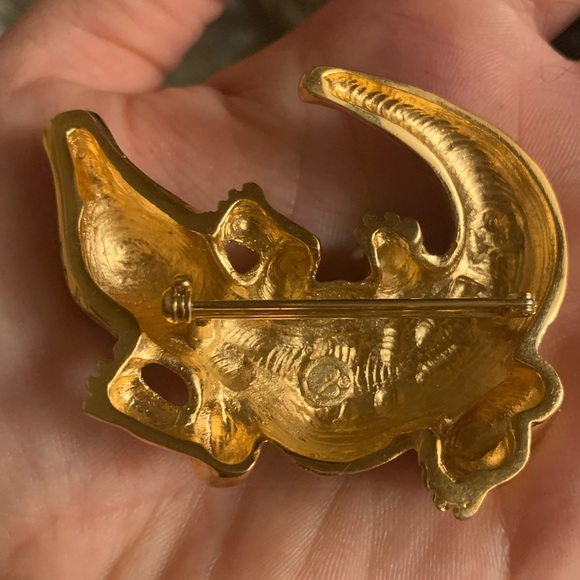 St. John | Jewelry | St John Alligator Brooch | Poshmark